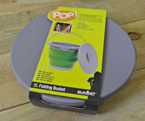 Summit POP 10 litre Folding Bucket – The Army & Navy Stores